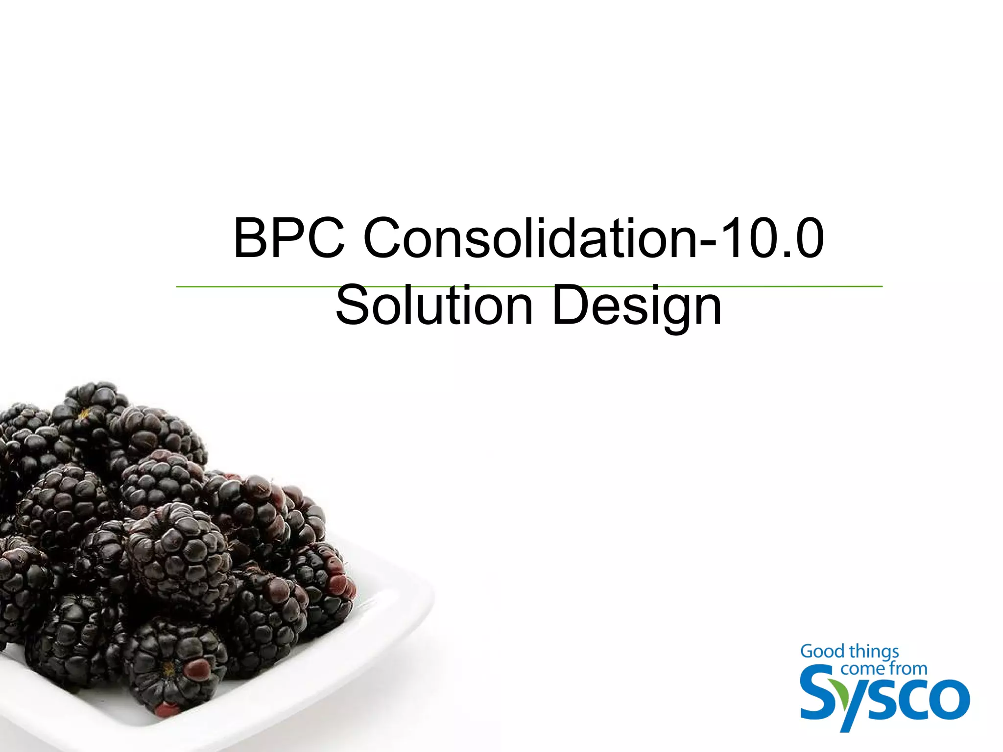 SAP BPC- Planning & Consolidation- Retail | PPT