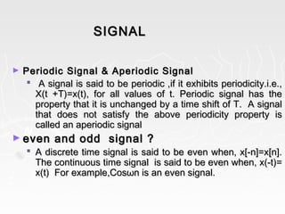 signals and system | PPT