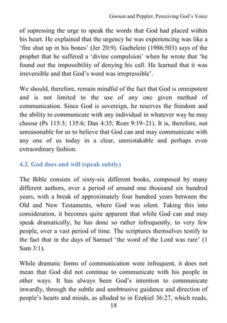 Goosen-and-Peppler-Perceiving-God’s-Voice | PDF