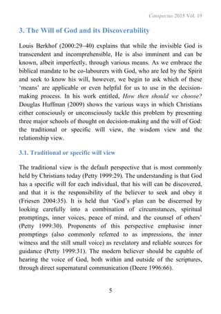 Goosen-and-Peppler-Perceiving-God’s-Voice | PDF