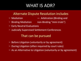 Mediation Presentation | PPT