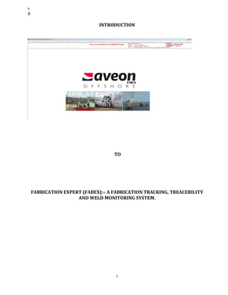 FABEX DOCUMENTATION | PDF