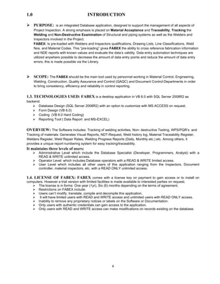 FABEX DOCUMENTATION | PDF