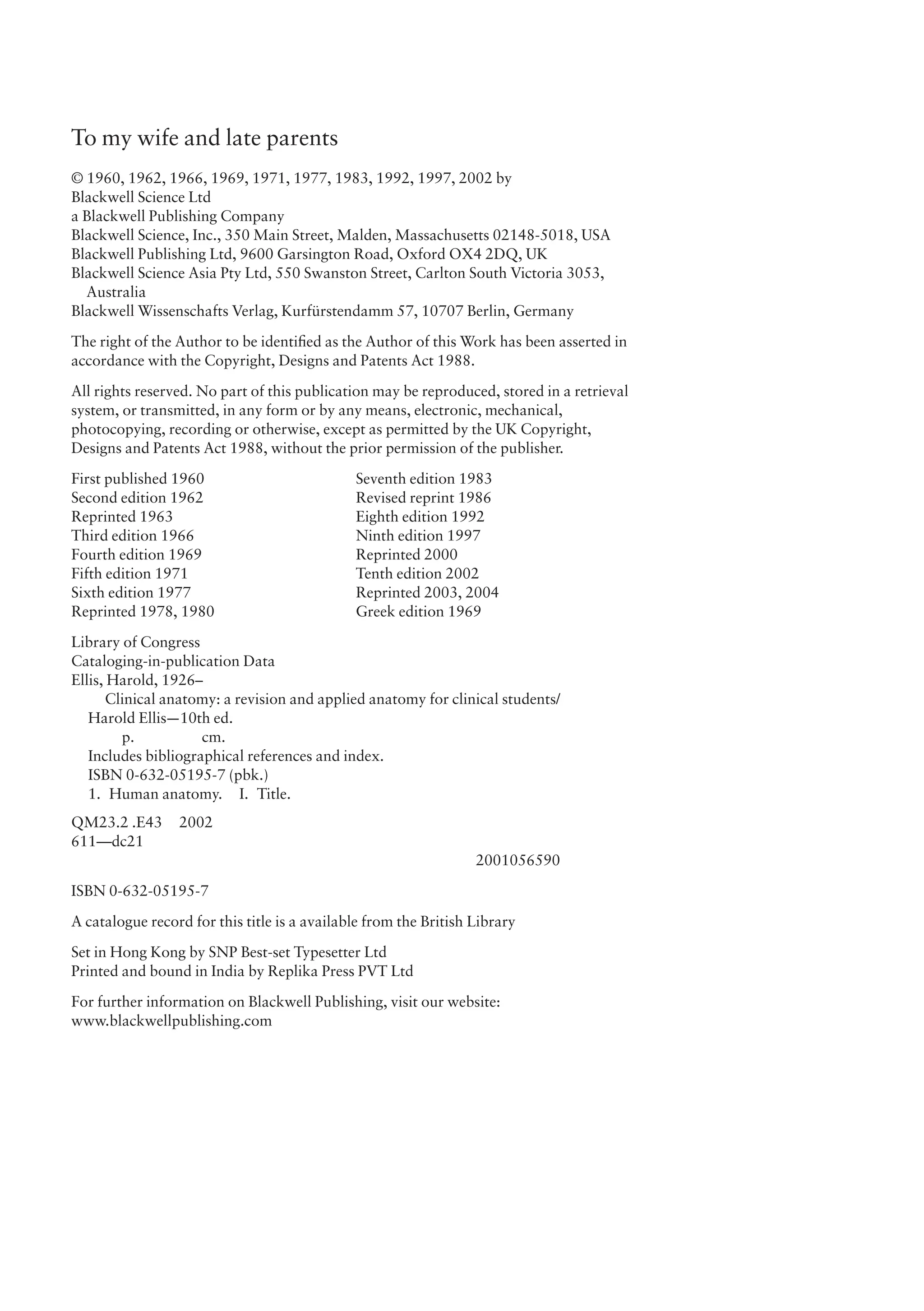 Clinical Anatomy A Revision And Applied Anatomy For Clinical Students ...