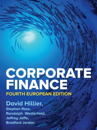 Corporate Finance, 4th Edition David Hillier | PDF