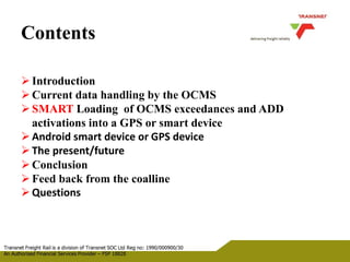 Data management for OCMS and infra-electrical depots | PDF
