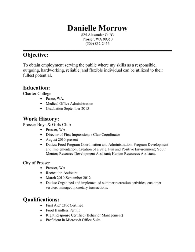 Resume_Danielle | DOC