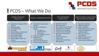 PCDS Services Outlined 201603 | PPT