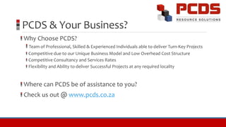 PCDS Services Outlined 201603 | PPSX