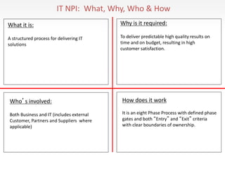 IT NPI Process | PPTX
