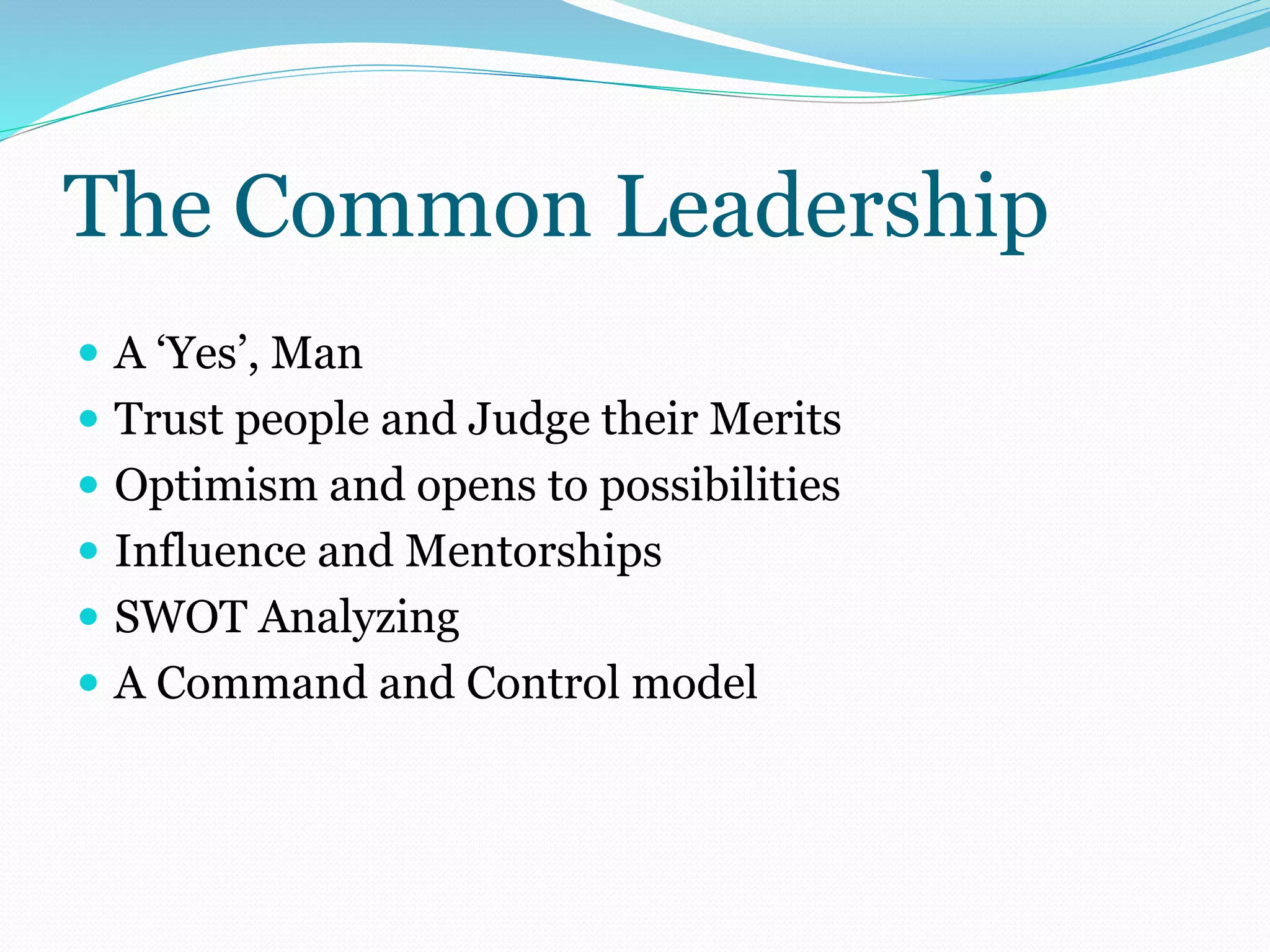 Leadership Framework | PPTX