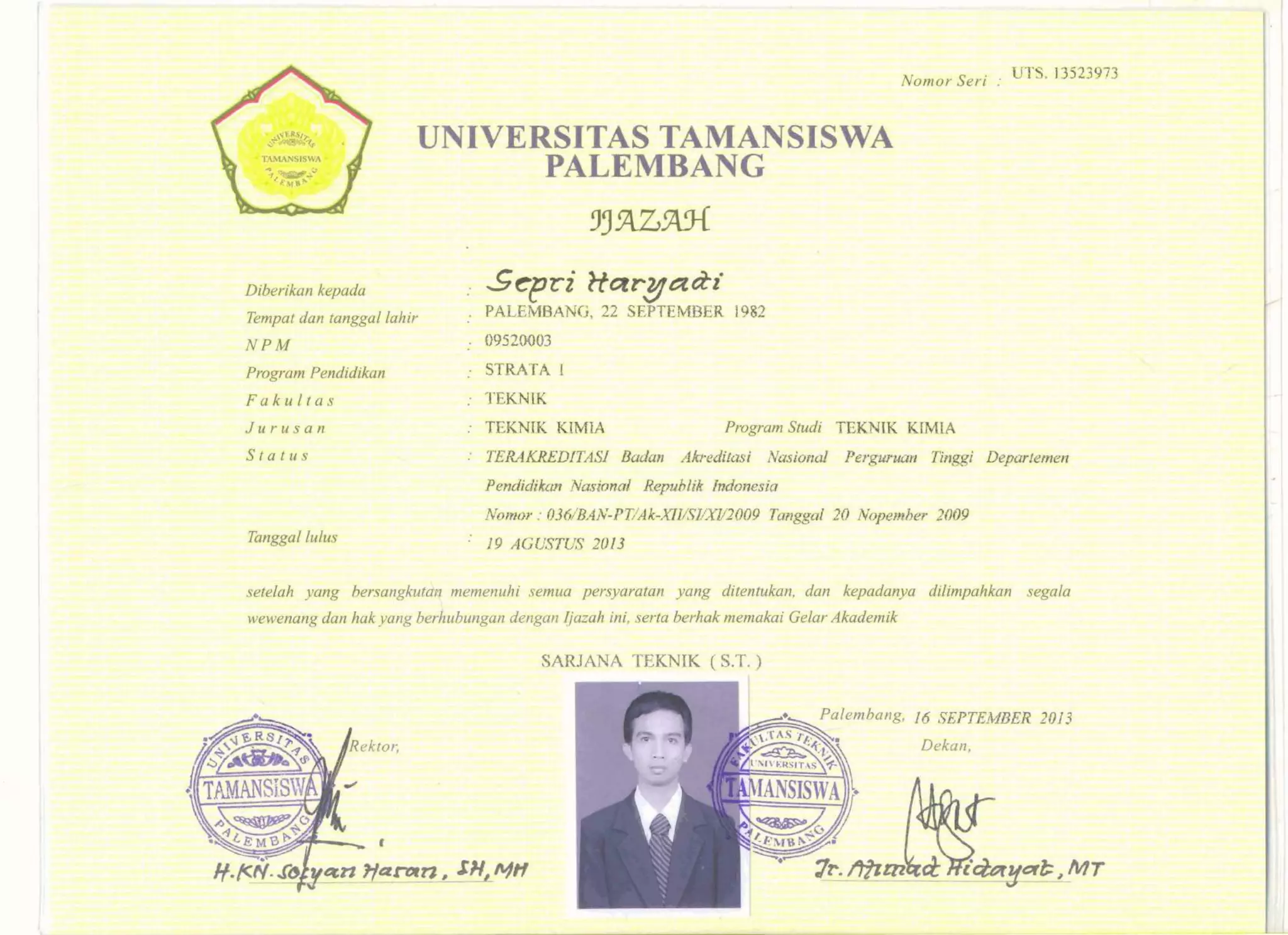 Ijazah S1.compressed | PDF