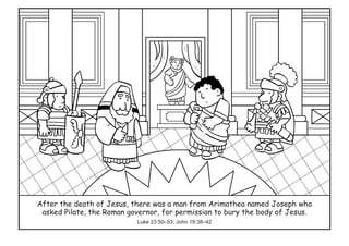 Doubting Thomas Coloring Pages