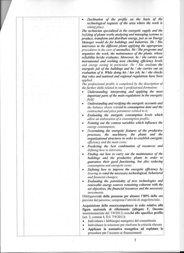 Europass Diploma ITS Supplement | PDF