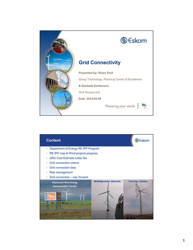 Eskom - Grid Connectivity | PDF