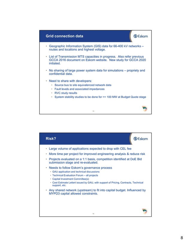 Eskom - Grid Connectivity | PDF