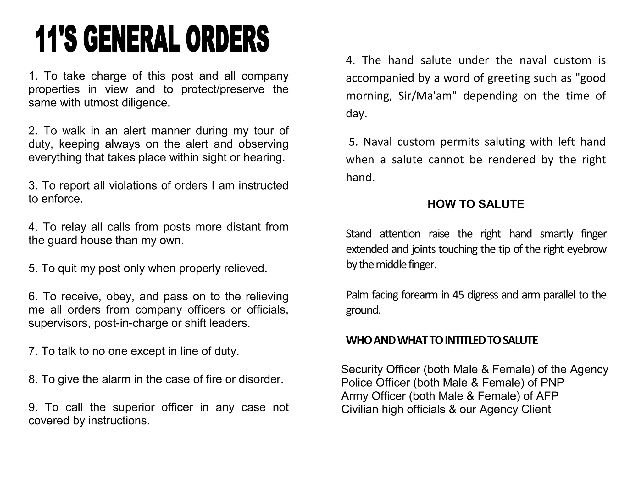 92717342 security-guard-handbook | PDF