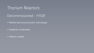 Thorium Reactors | PPTX
