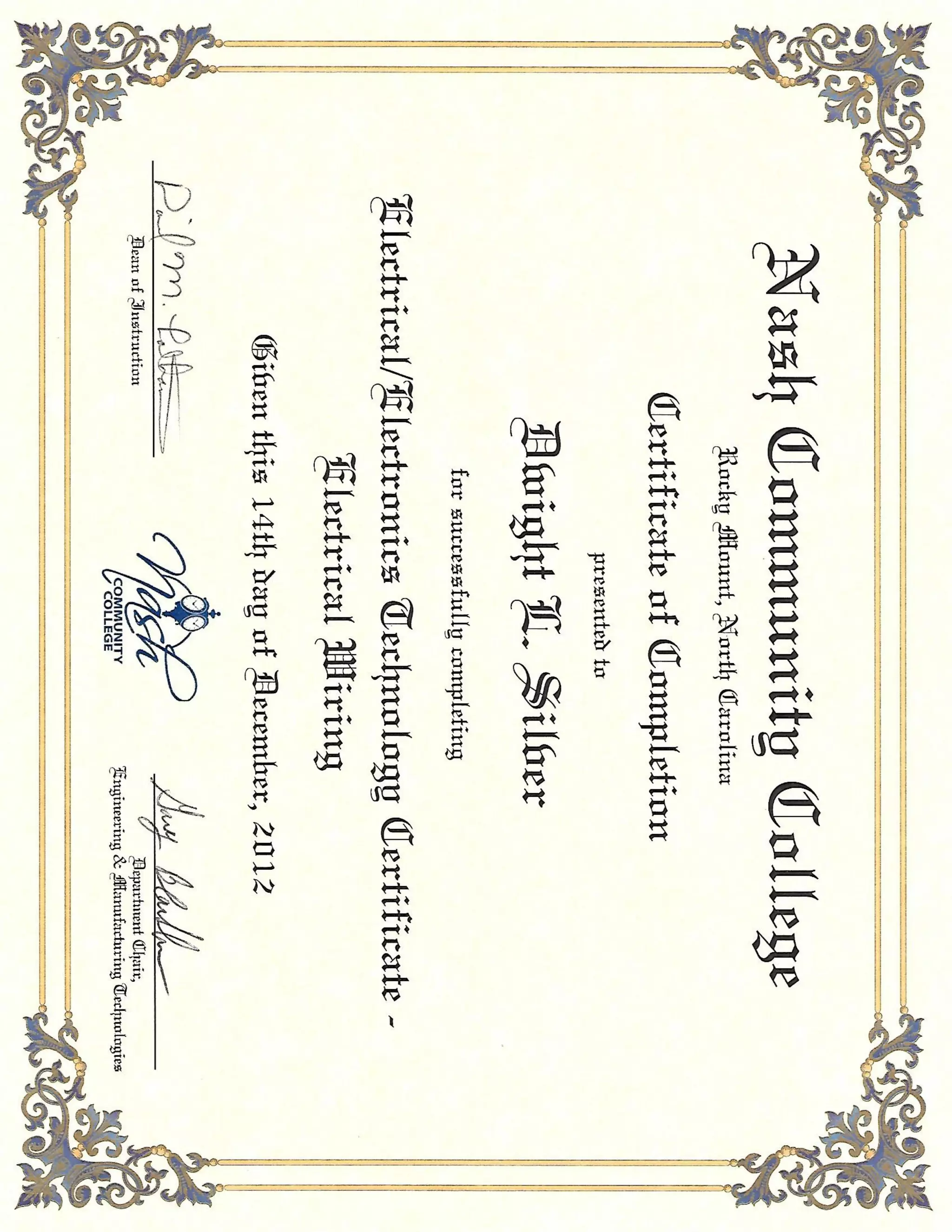 EE Certificate 3 | PDF