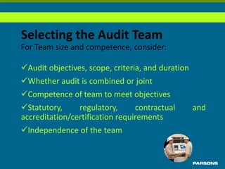 QMS Audit Process June 2015 | PPSX