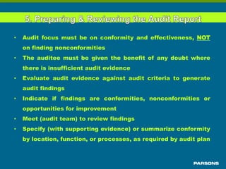 QMS Audit Process June 2015 | PPSX