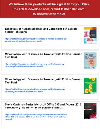 Human Diseases 8th Edition Zelman Test Bank | PDF