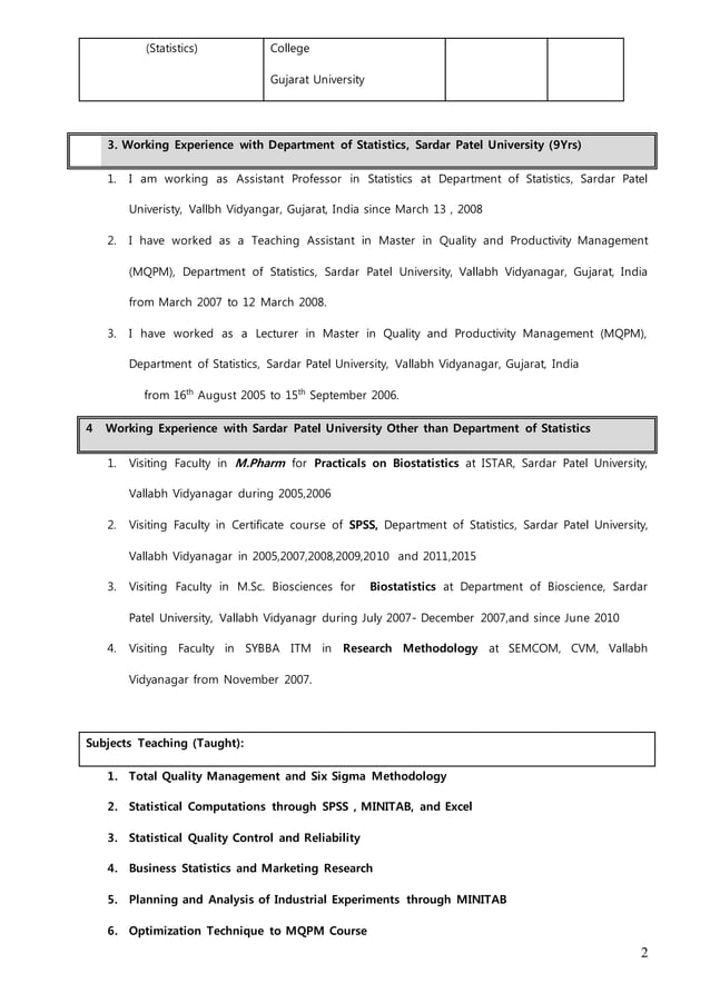 Dharmesh_CV(290115) | PDF