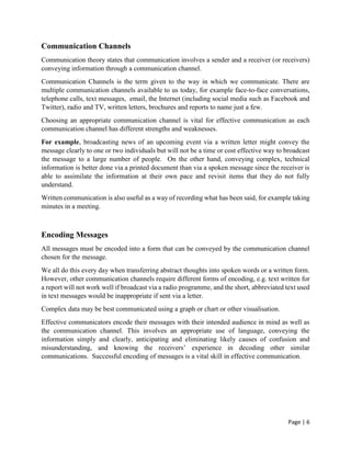 Business Communication Report | PDF