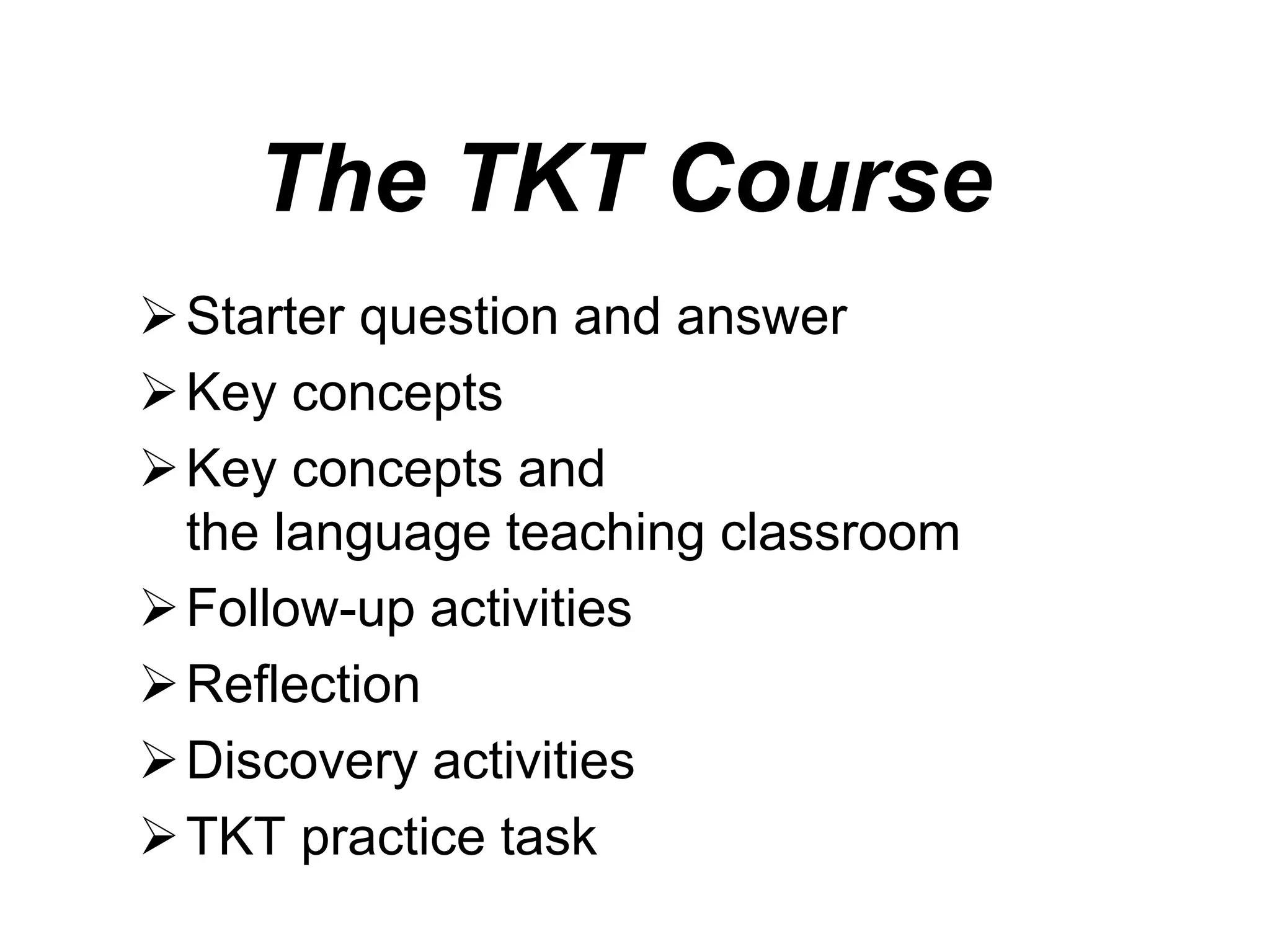 tkt-power-point-presentation | PPT