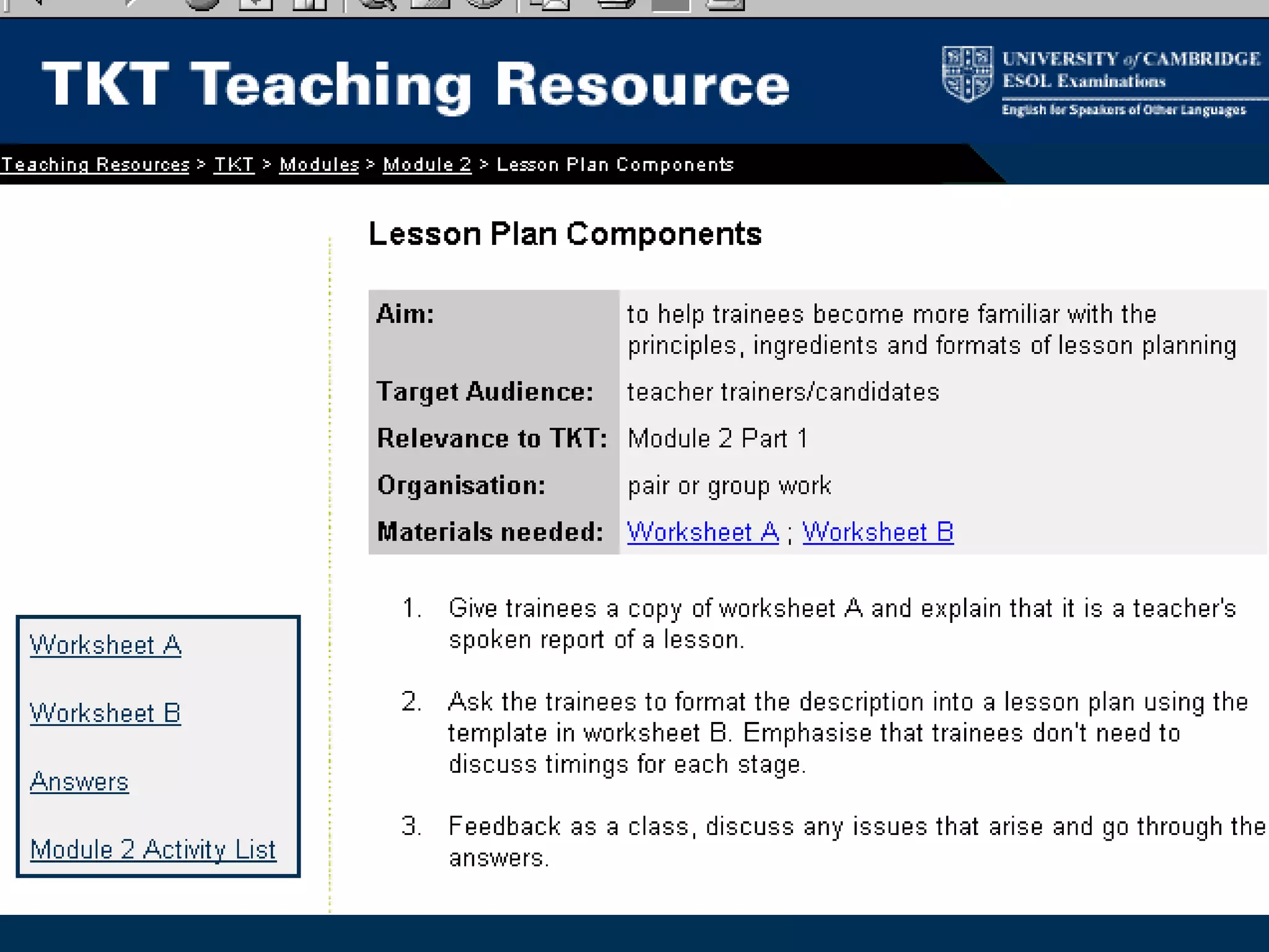 tkt-power-point-presentation | PPT