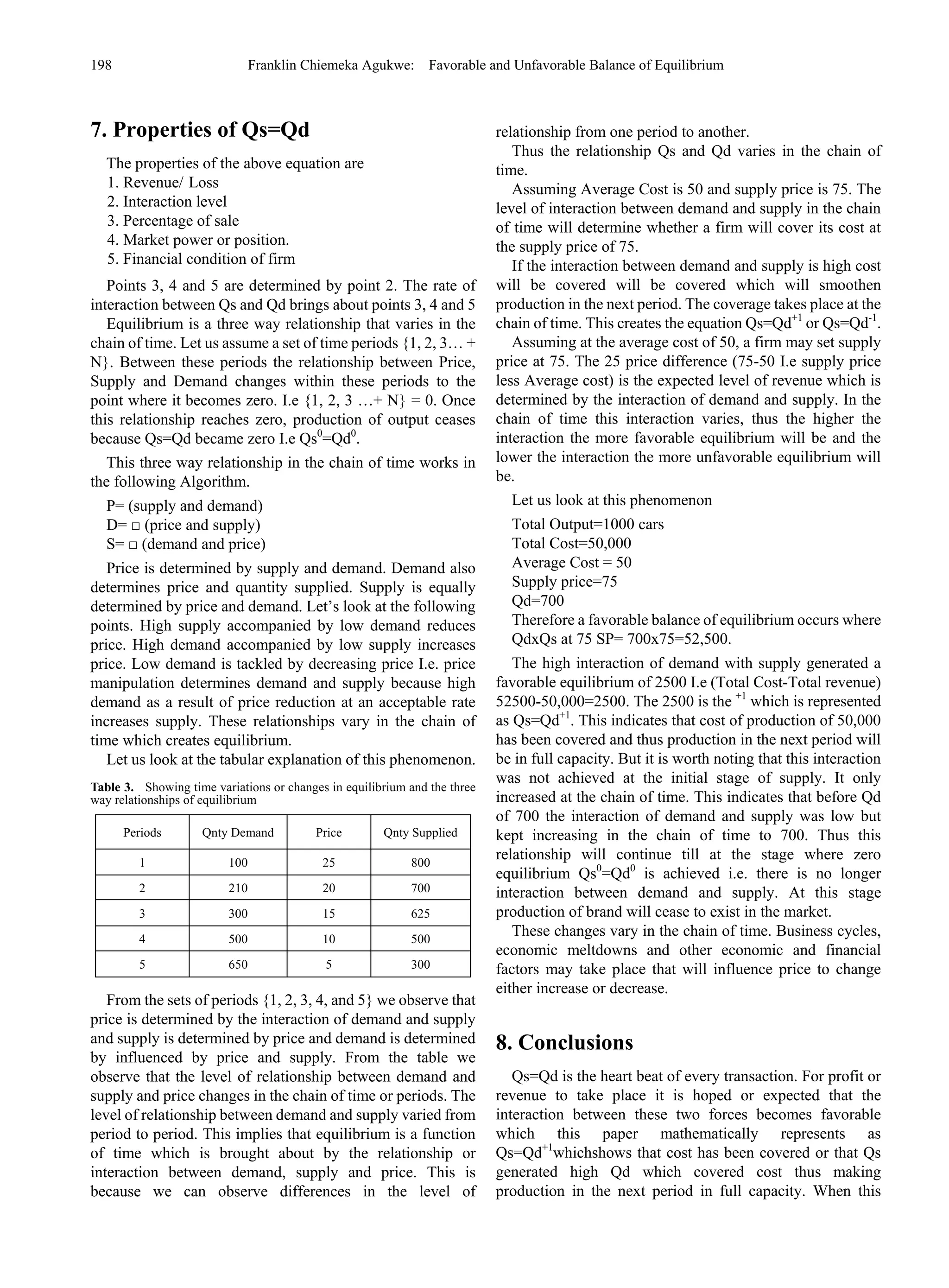 Favorable and Unfavorable balance of equilibrium | PDF