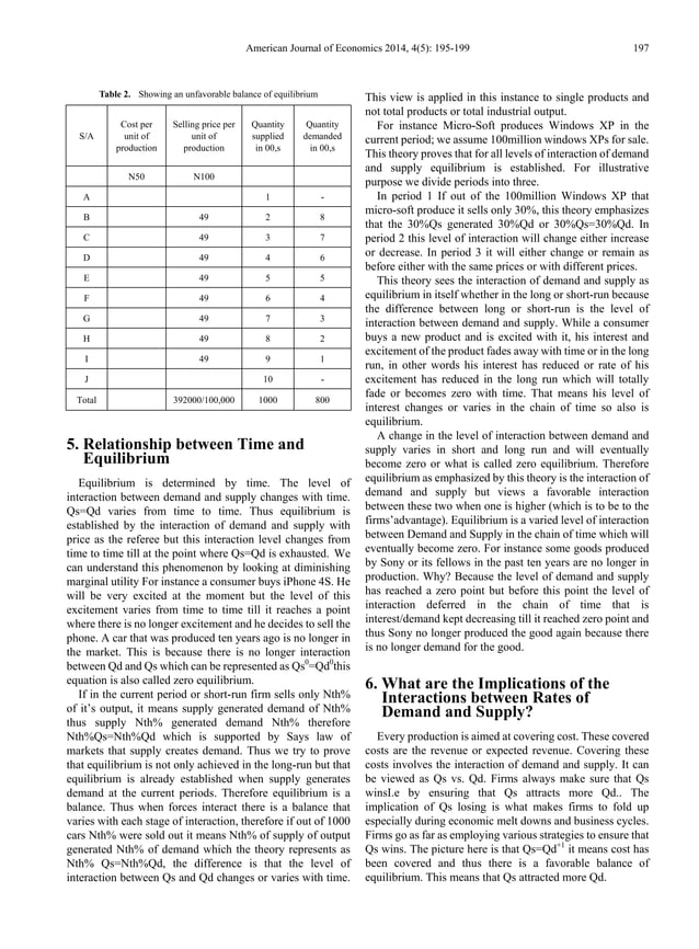 Favorable and Unfavorable balance of equilibrium | PDF