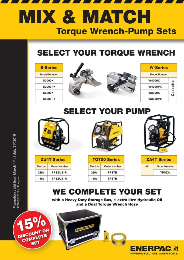 Mix and Match Torque Wrench Pump Sets | PDF
