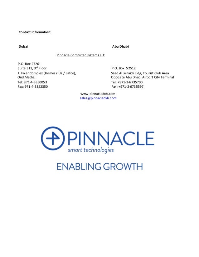 Pinnacle Smart Technologies