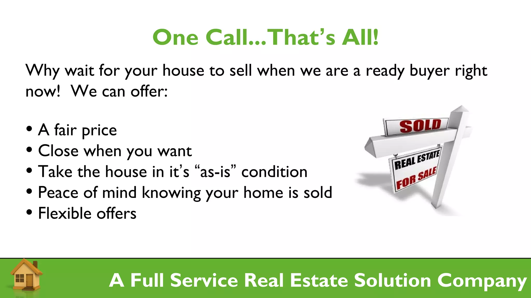 Eventual Seller-In-Home Presentation Powerpoint | PPT