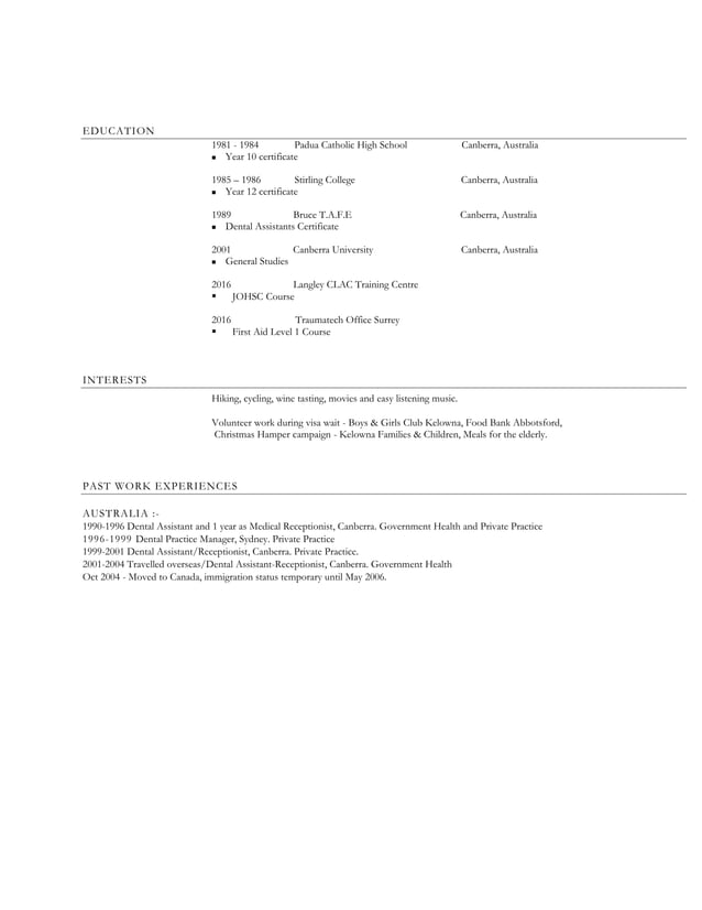 Julie Ross Resume 2016 | PDF