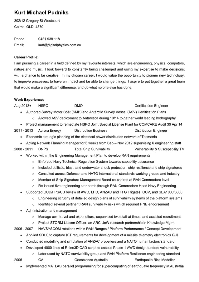 kurt_pudniks_resume_2014_ref_TBA | PDF