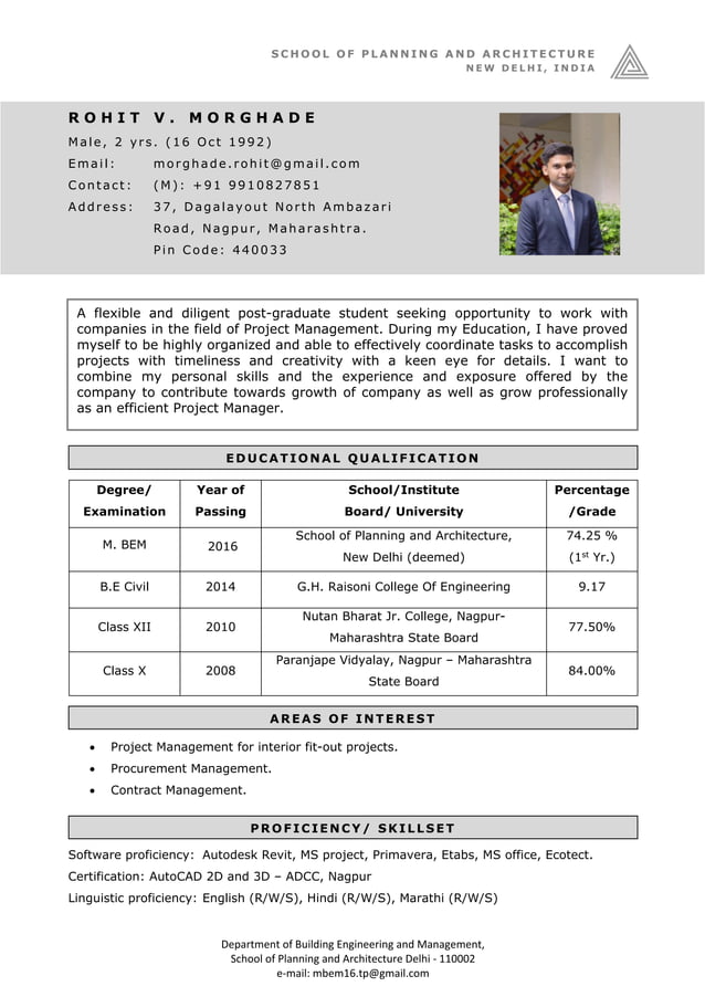 Resume | PDF | Civil Engineering Industry | Industries