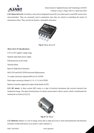 Robotic Vehicle with Hand Motion Control Using a RF Module | PDF
