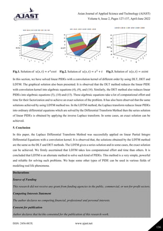 Analytical Solution of Partial Integro Differential Equations Using Laplace Differential ...