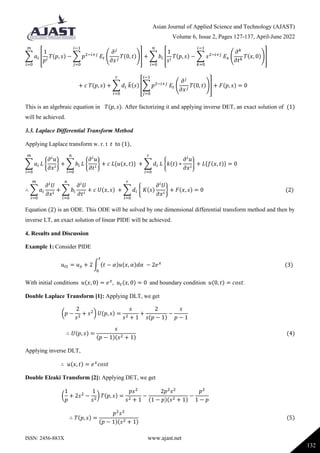 Analytical Solution of Partial Integro Differential Equations Using Laplace Differential ...