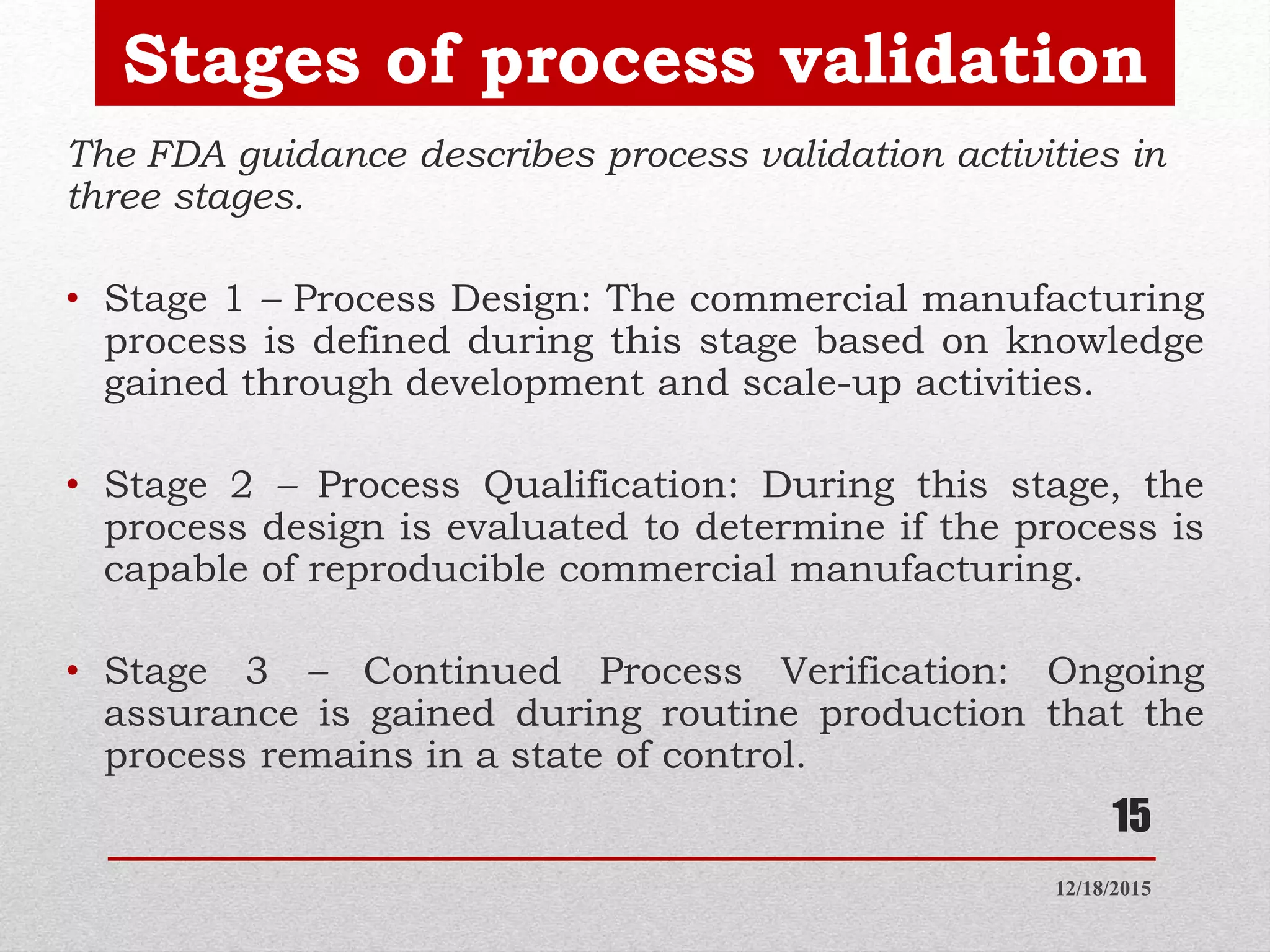 Process validation | PPTX