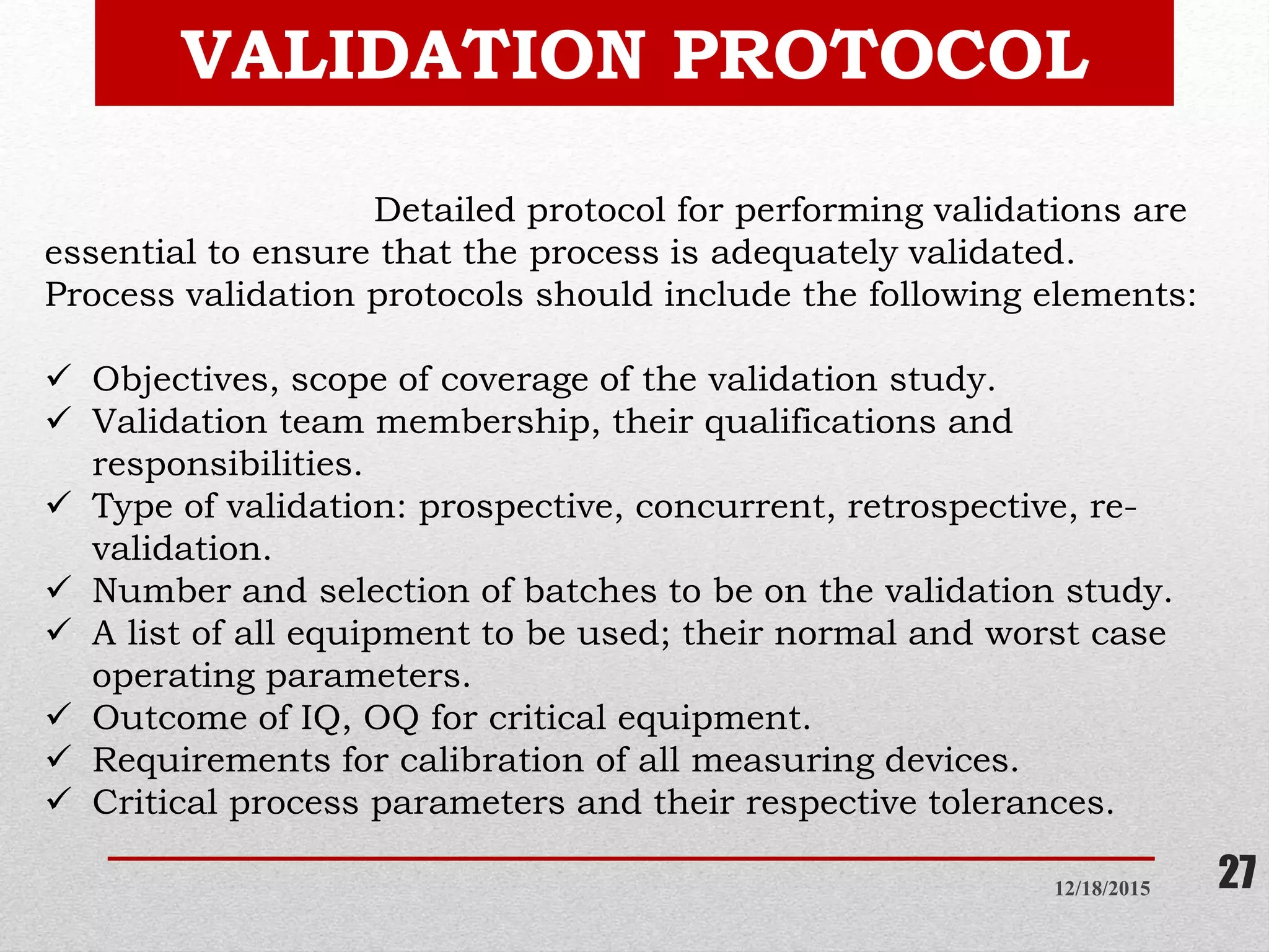 Process validation | PPTX