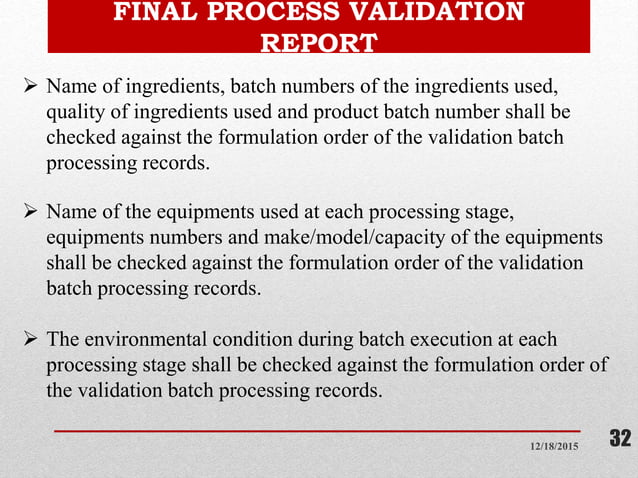 Process validation | PPTX