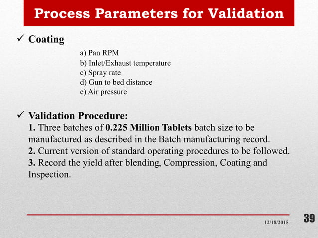 Process validation | PPTX