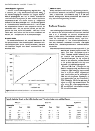 Cold On-Column Injection Amines by GC; Bonilla, Enriquez, McNair, 1997 ...