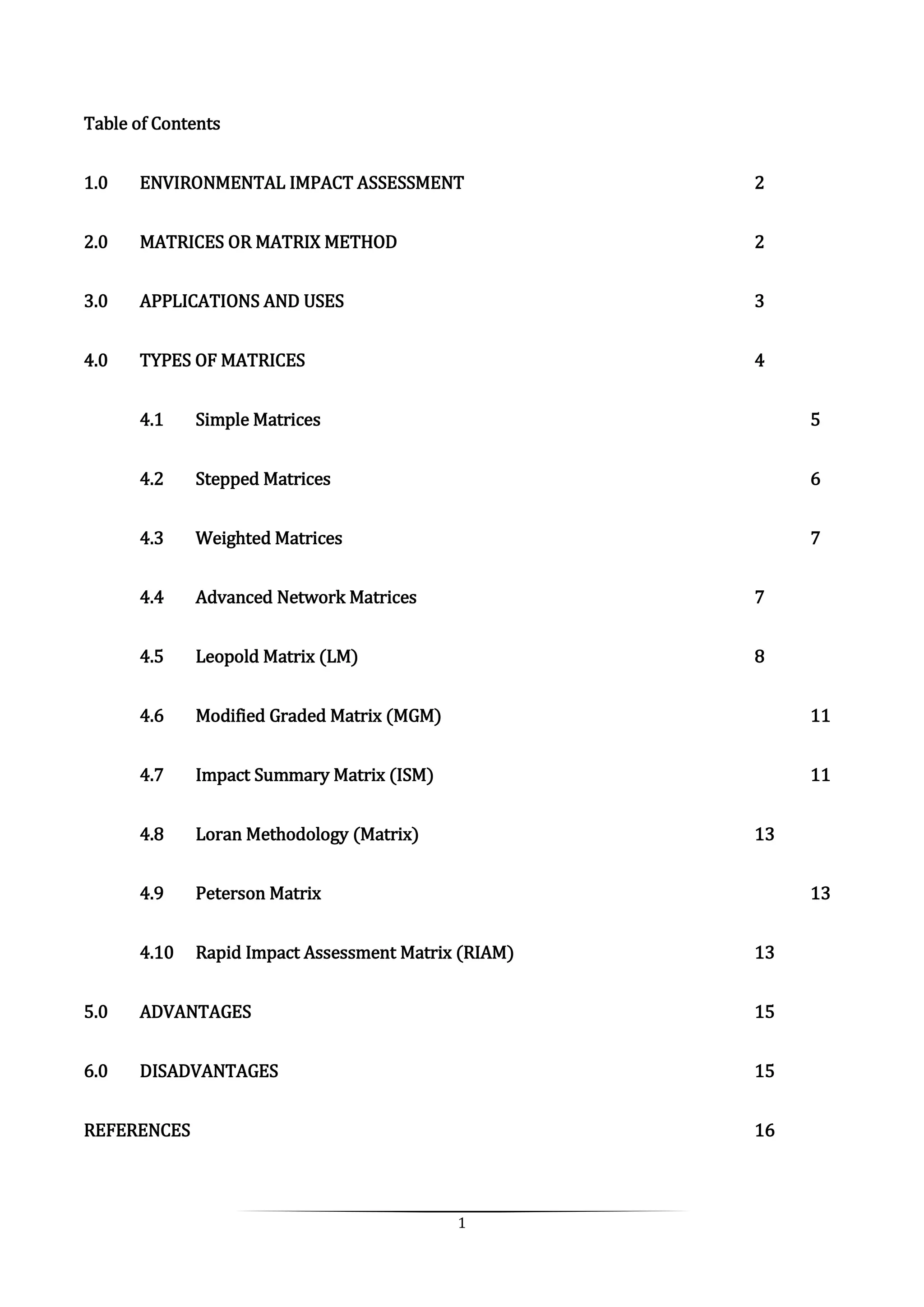 its based on environmental impacts term paper | PDF