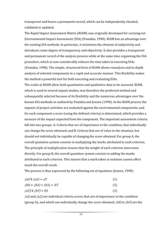 its based on environmental impacts term paper | PDF