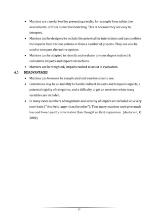 its based on environmental impacts term paper | PDF