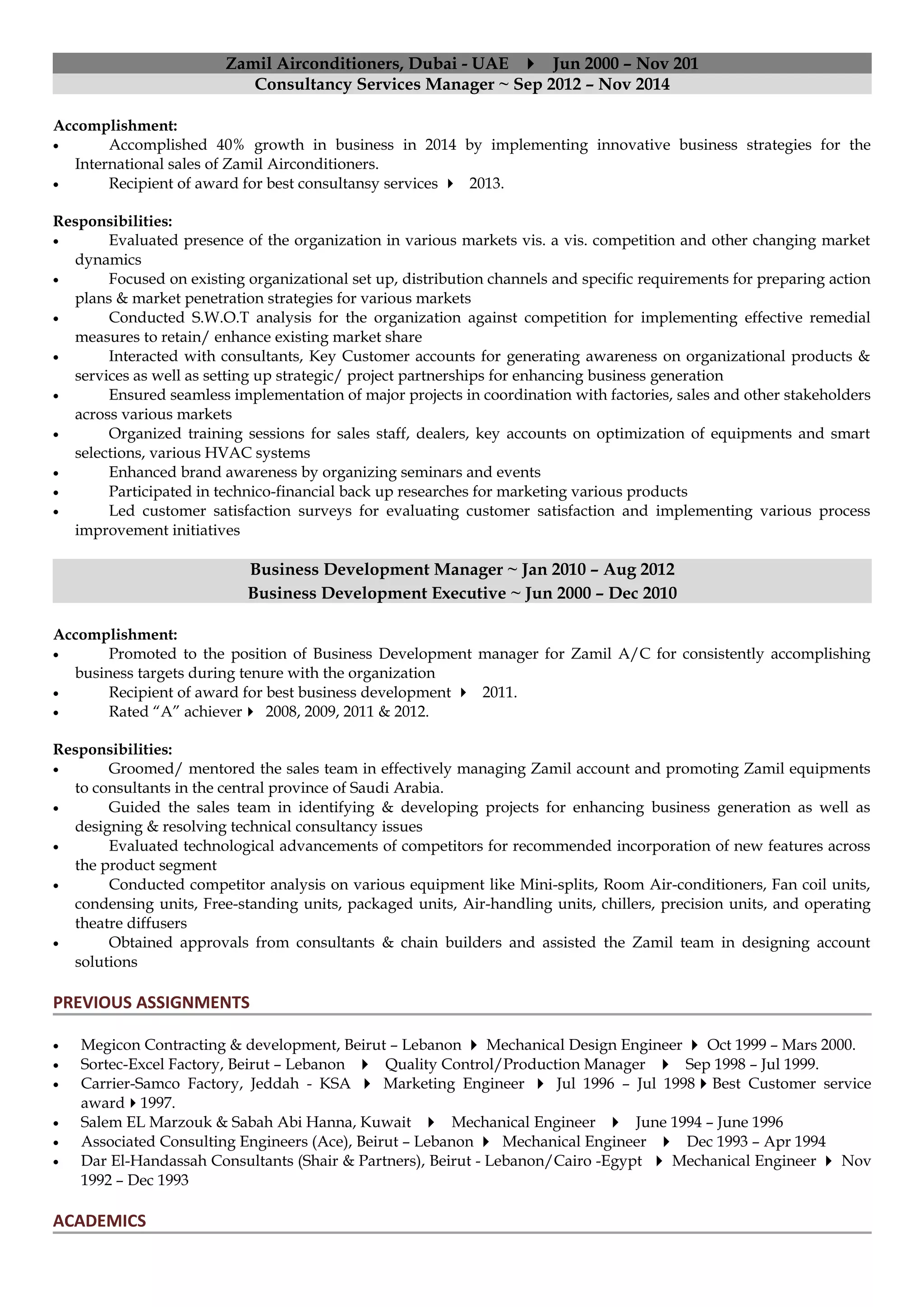 CV détaillé- Karim El -Aghar | DOC